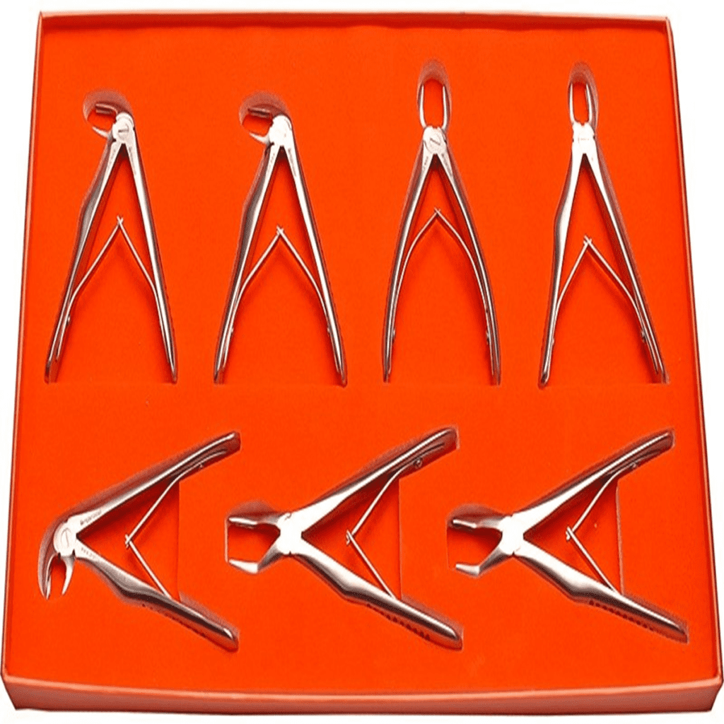 Pedo Extraction Forceps: Set of 7 -3cinternational - Dental Implant ...